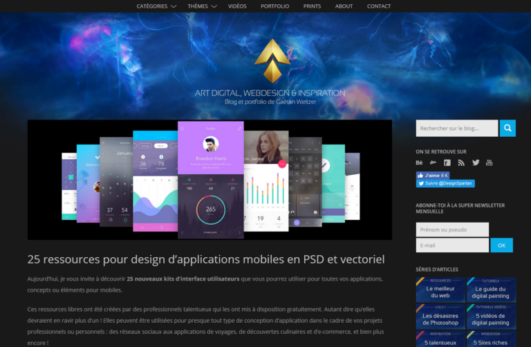 Exemples et inspirations de design pour votre application mobile