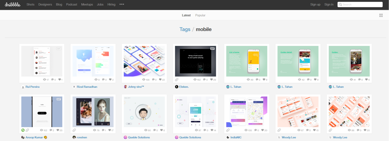Exemples et inspirations de design pour votre application mobile