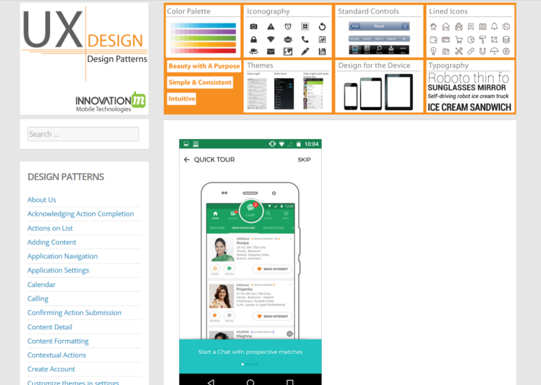 Exemples et inspirations de design pour votre application mobile