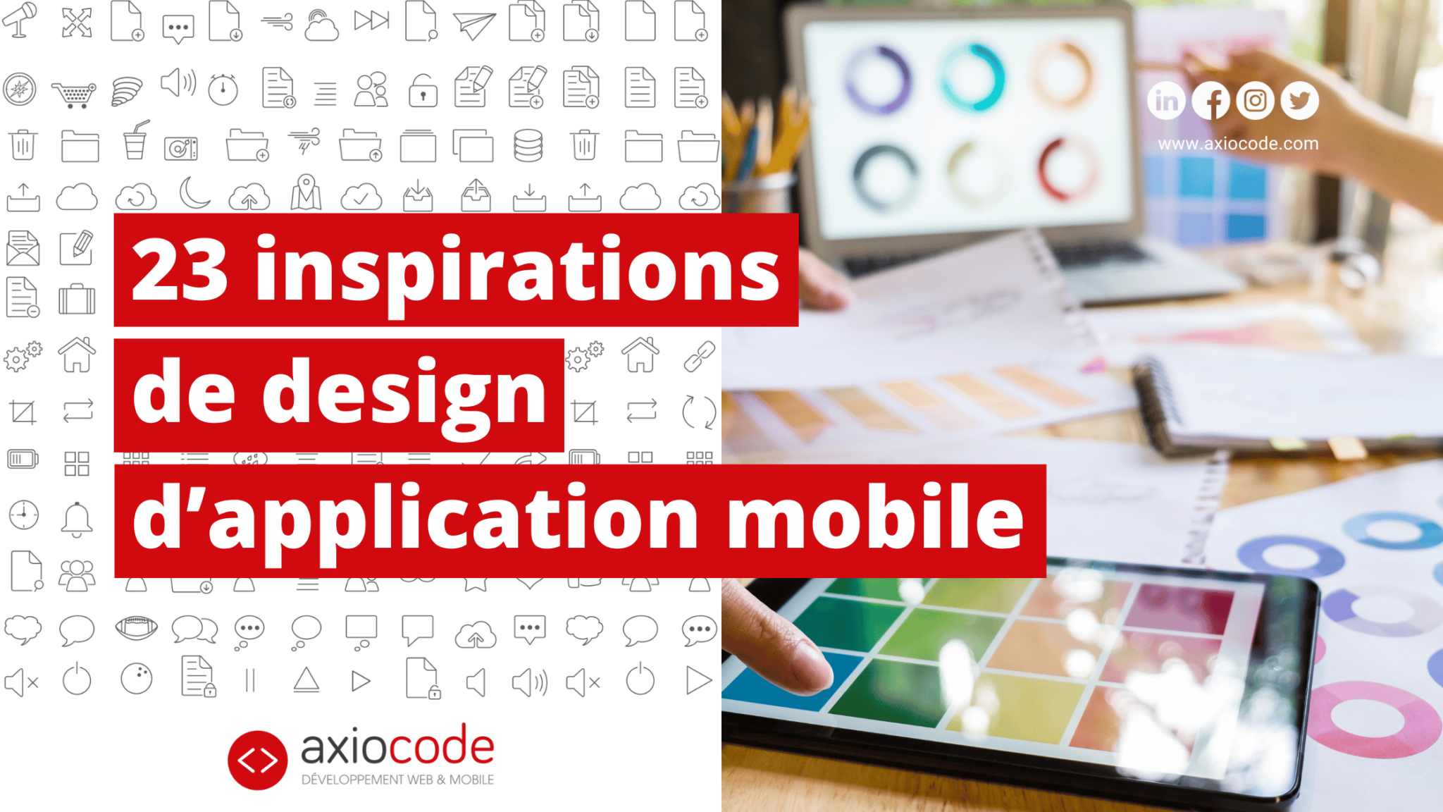 Exemples et inspirations de design pour votre application mobile